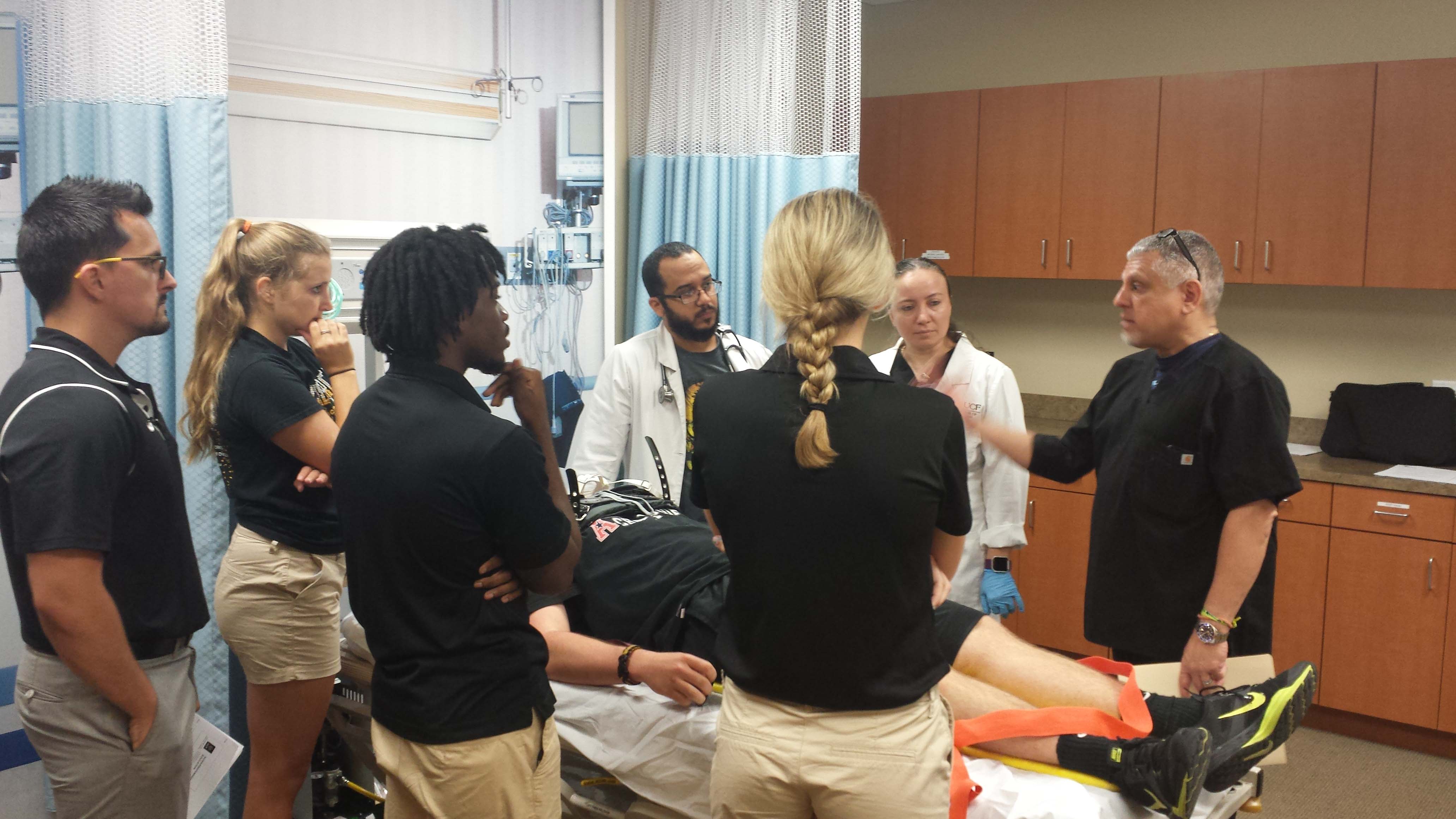 Athletic Training, Nursing Participate in Joint Training Session - UCF ...